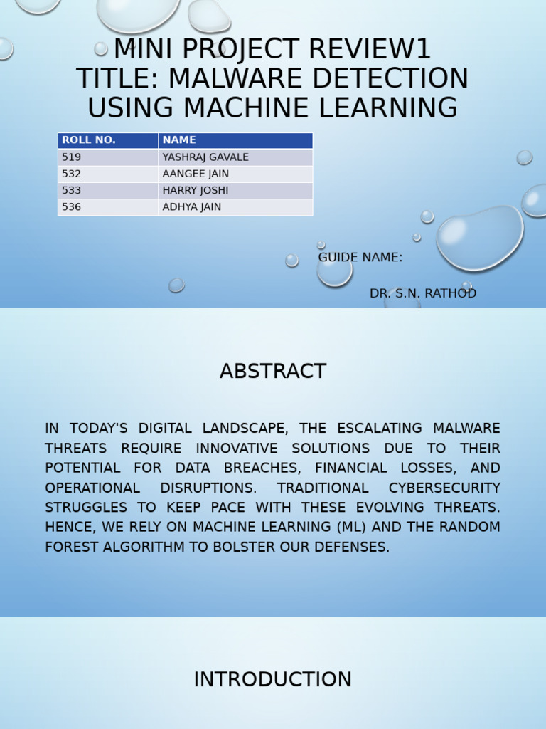 Sem 5 Review 1 | PDF