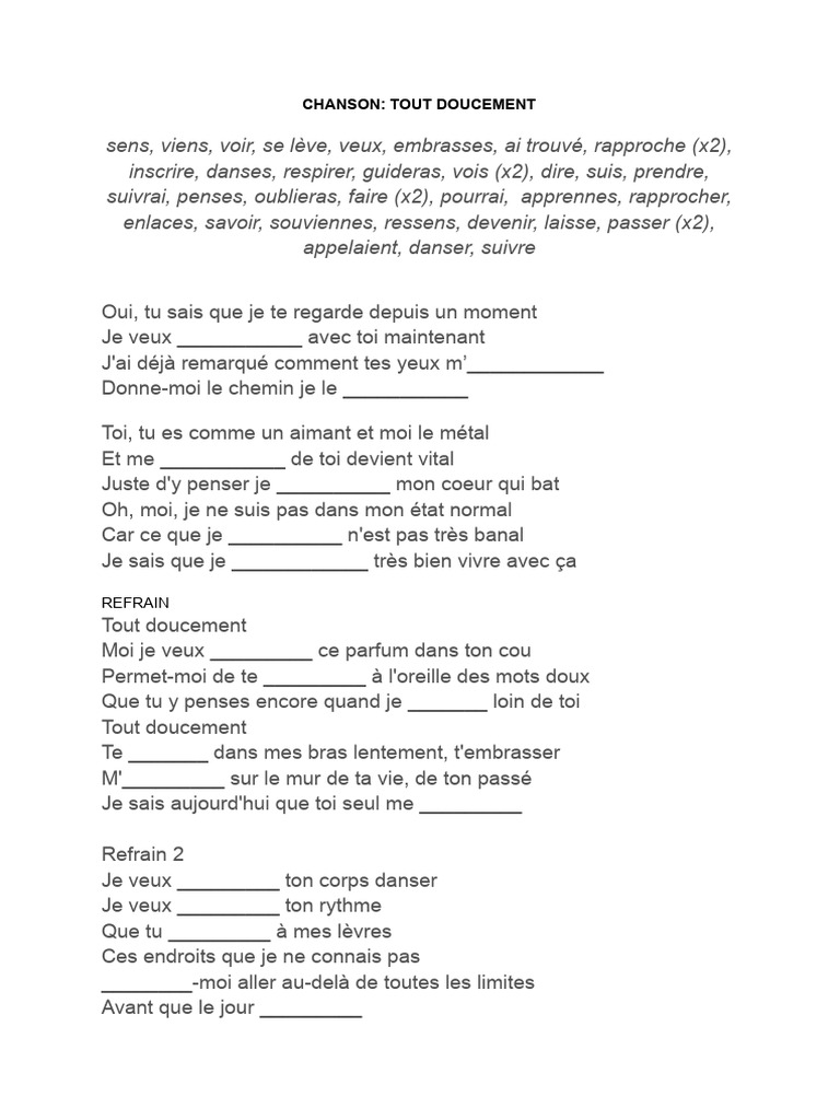 Paroles de "Despacito" en Français | PDF