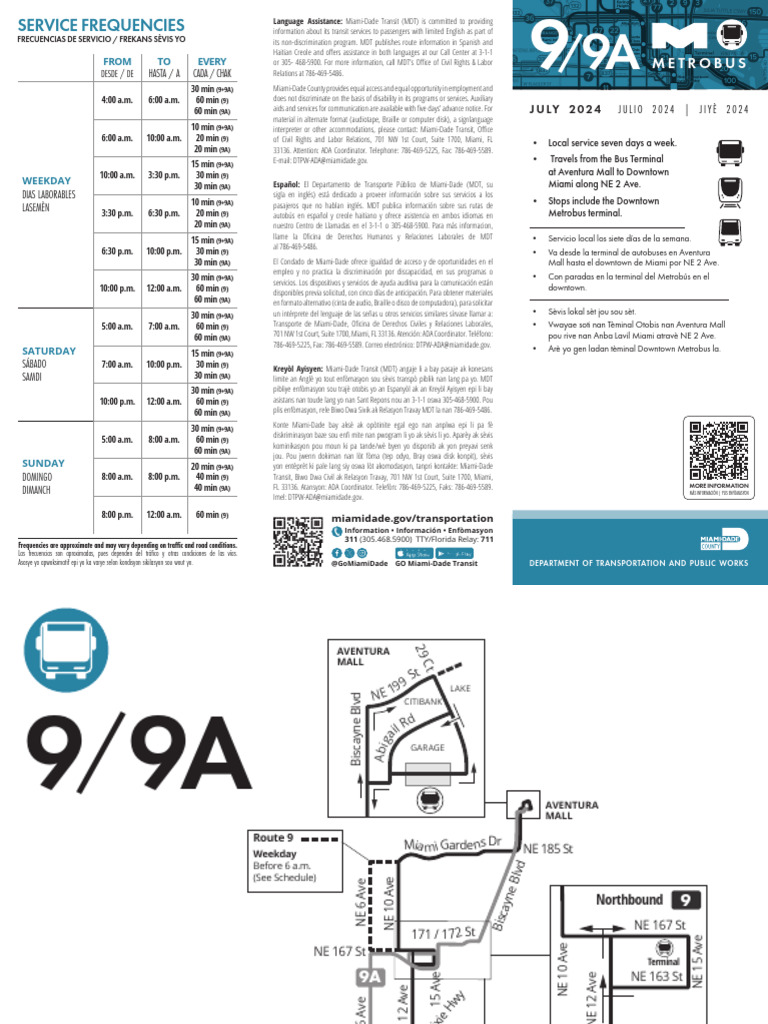 Metrobus: Desde / de | PDF