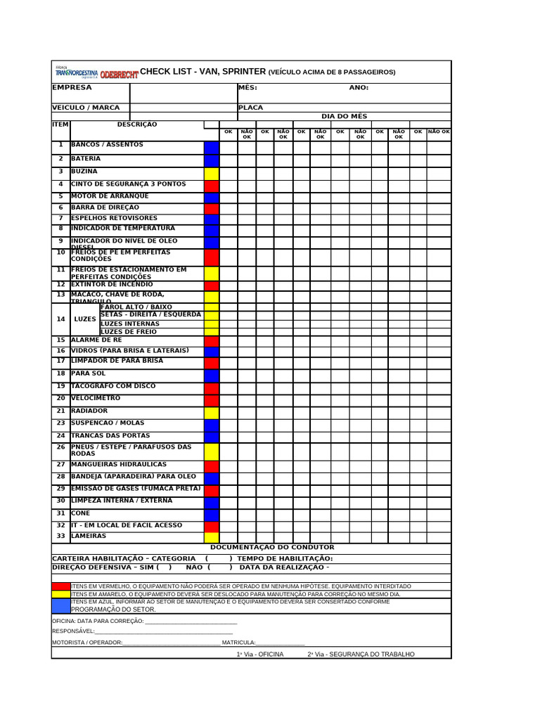 Check - List Van, Sprinter | PDF