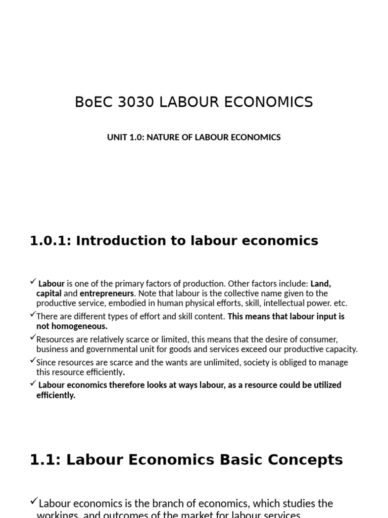 Introduction to Labour Economics | PDF | Labour Economics | Economics