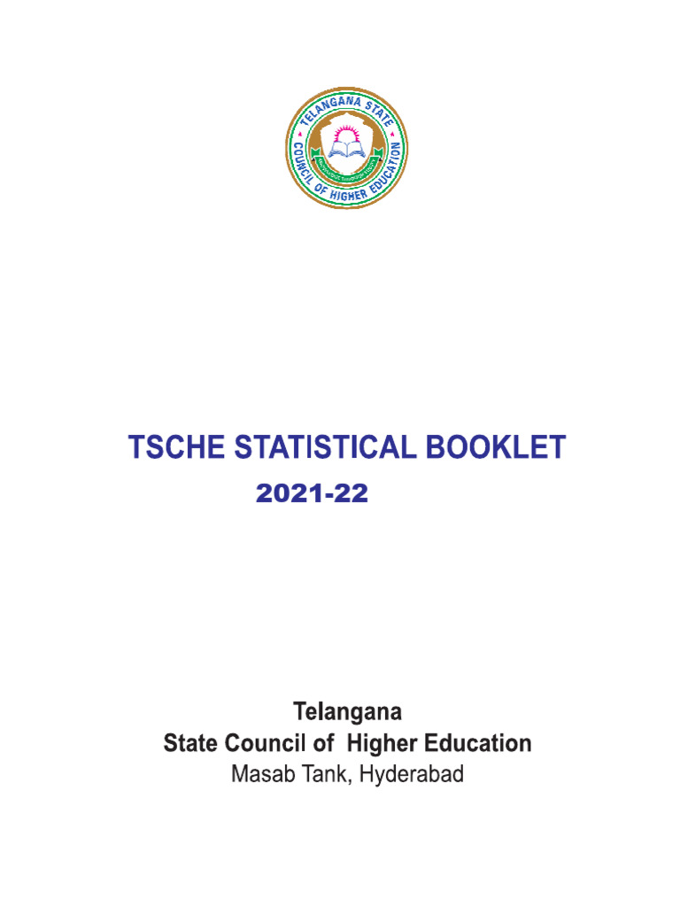 TSCHE StatisticalBooklet2021 22 | PDF
