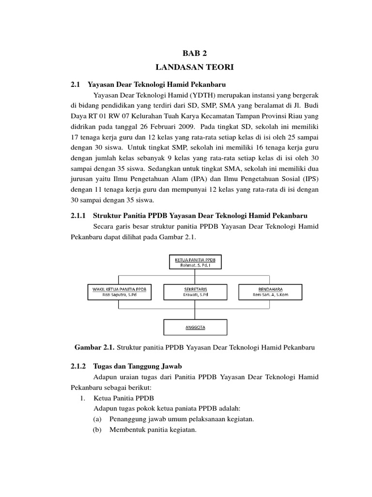 Bab 2 Landasan Teori | PDF