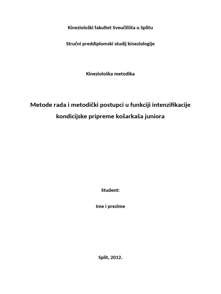 Primjer - Za - Izradu - Eseja 2 | PDF