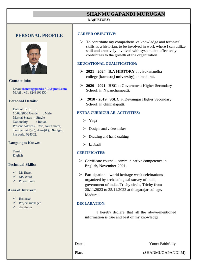 Ramkumar CV | PDF