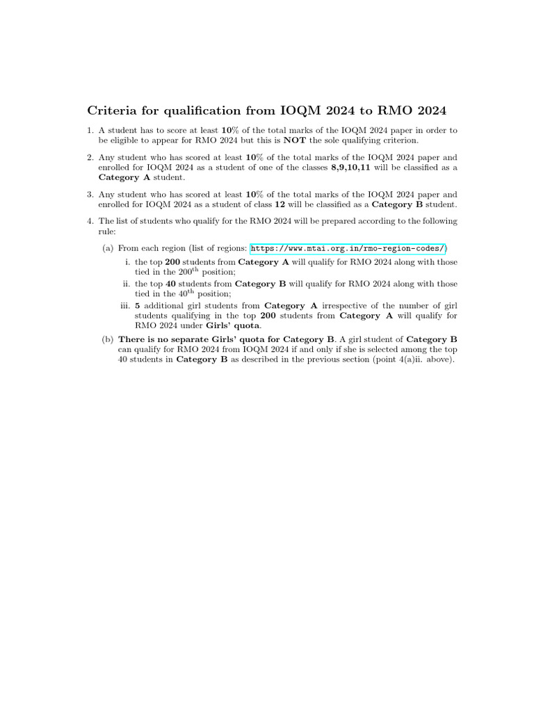 Rmo 2024 | PDF