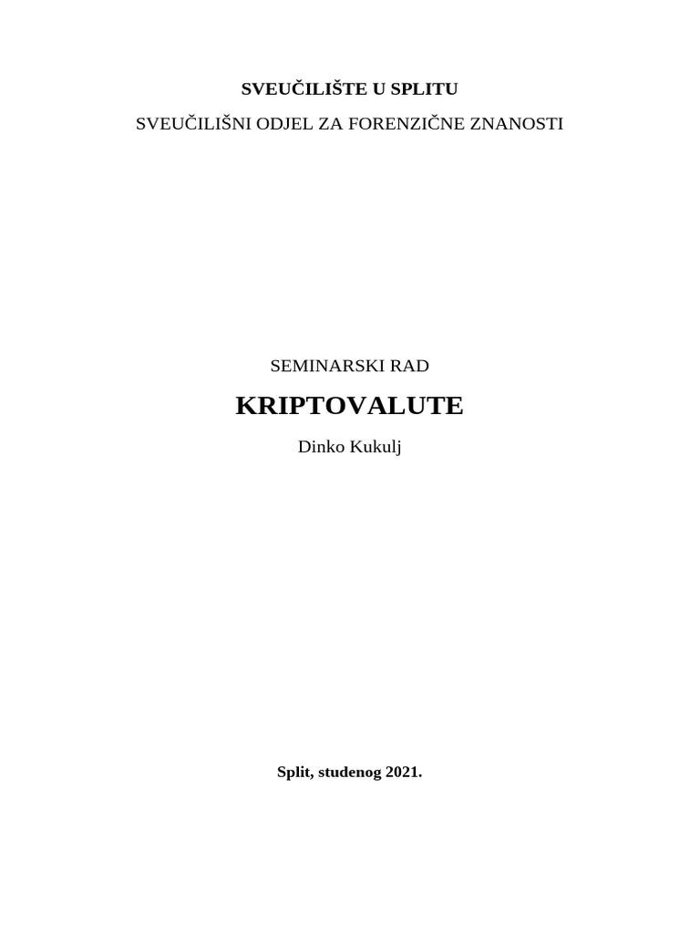 Kriptovalute | PDF