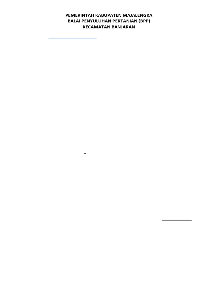 SURAT REKOMENDASI KOORDINATOR BPP | PDF