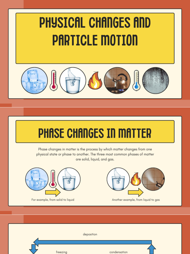 Chapter 2- L3-Changes in the Physical States of Matter | PDF