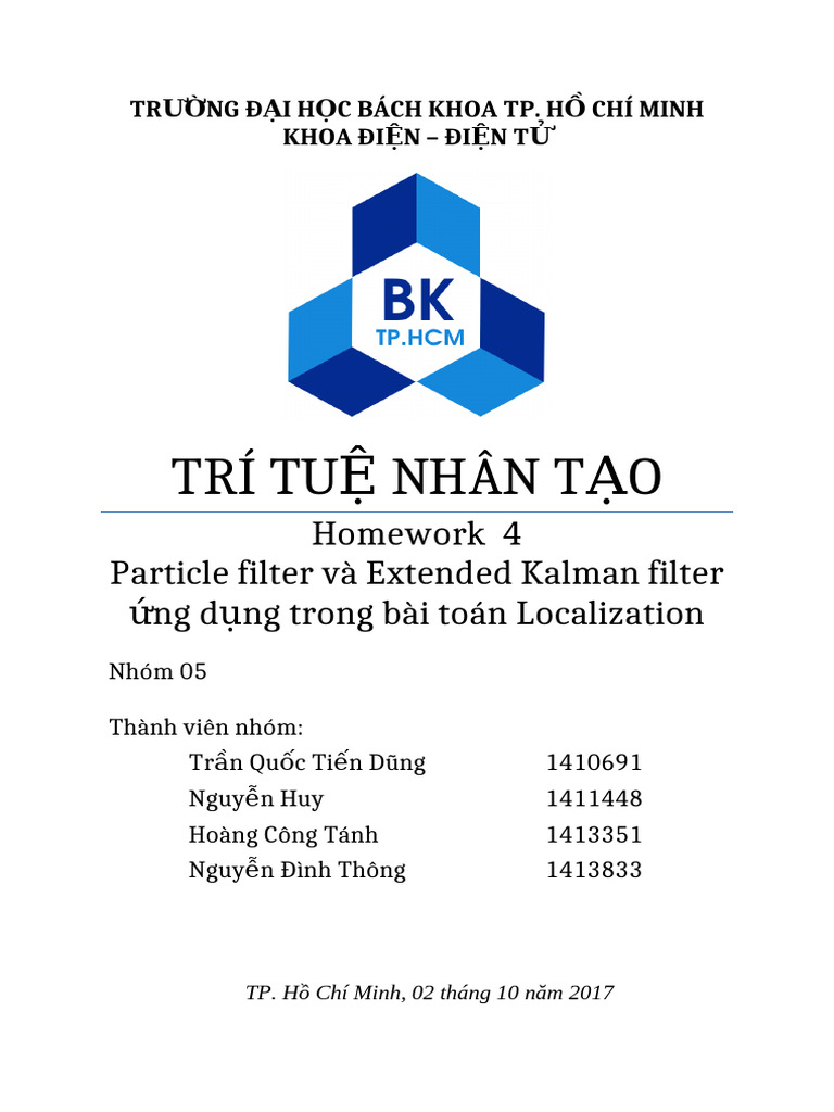 Homework 4 Particle Filter Và Extended Kalman Filter NG D NG Trong Bài ...