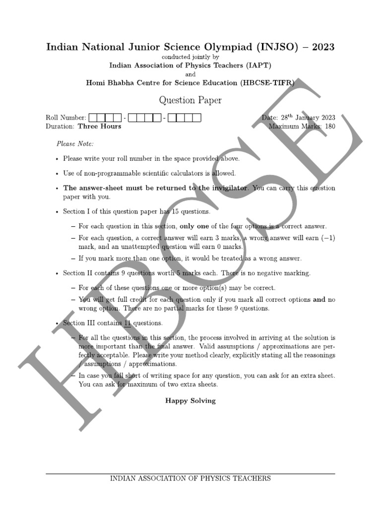 NSEJS 23 | PDF