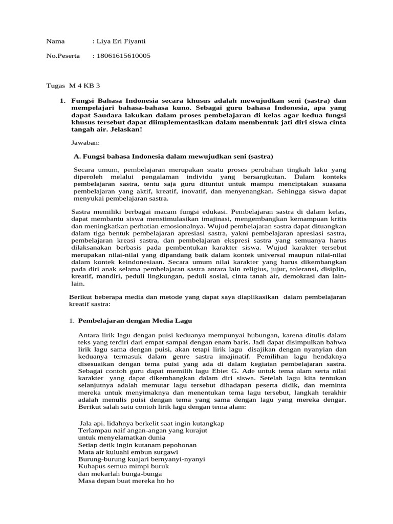 Tugas PPGJ Modul 4 KB 3_Liya | PDF