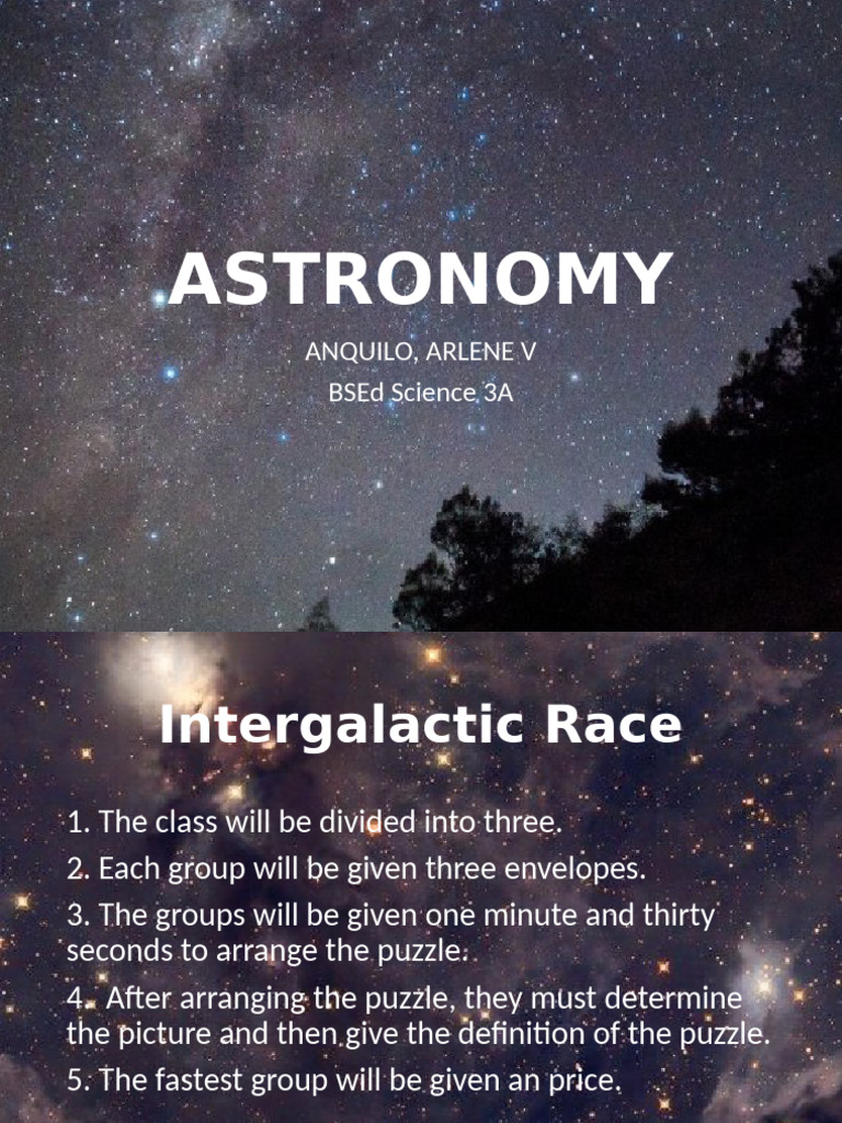 Astronomy Anquilo | PDF