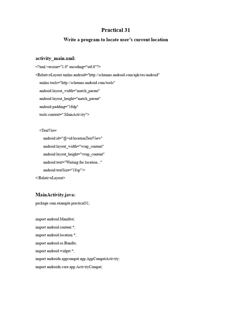 MAD Practical 31 | PDF