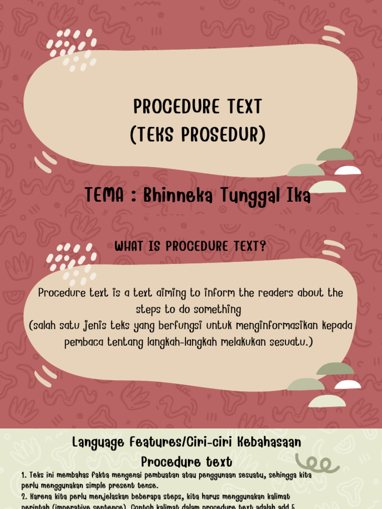 Materi Procedure Text | PDF