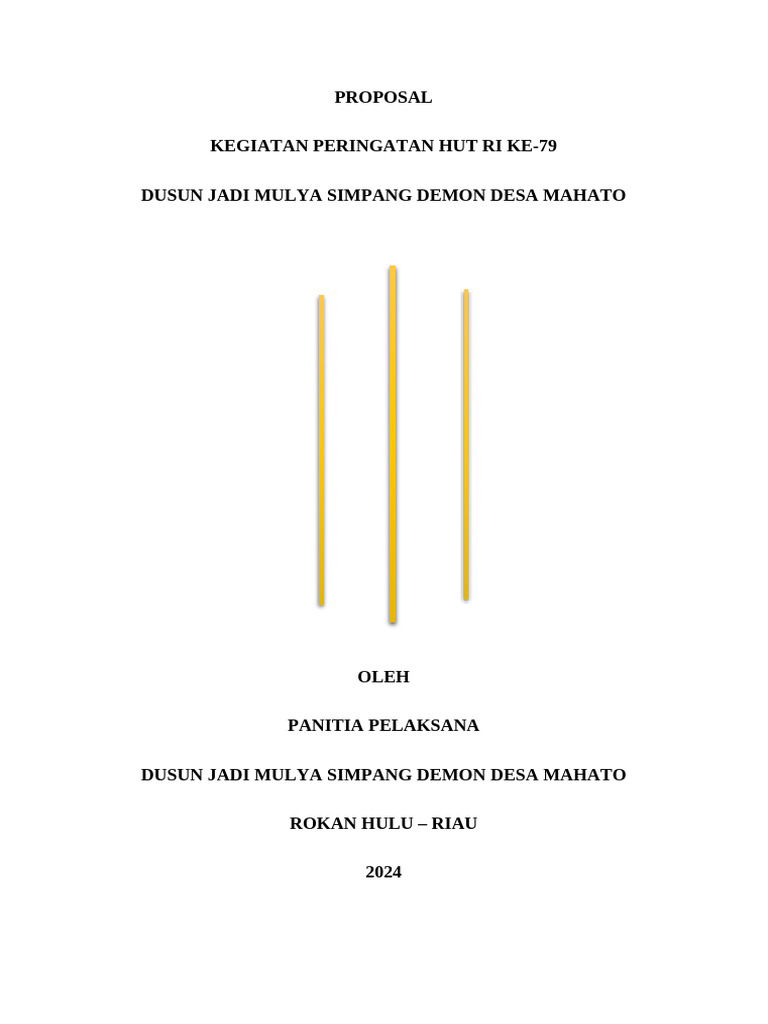 proposal 17 agustus FIX 17 OK | PDF