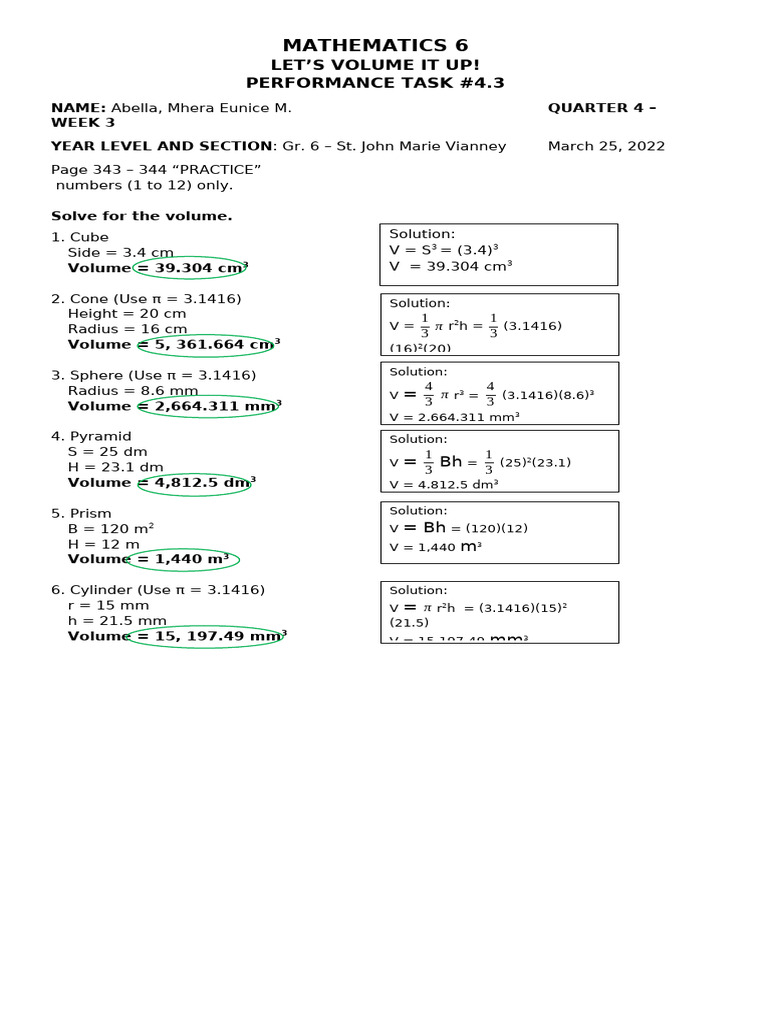 Performance Task #4.3 - Abella | PDF