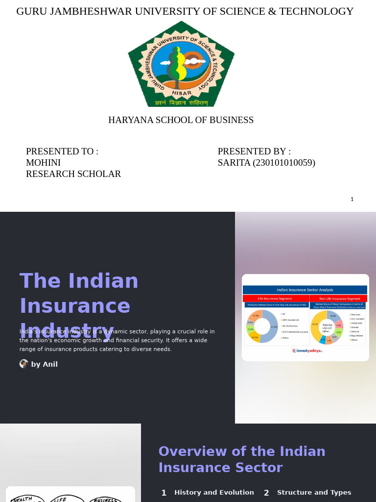 The-Indian-Insurance-Industry | PDF