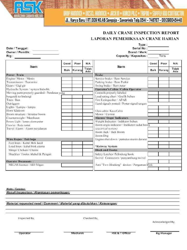 Daily Report Ask | PDF