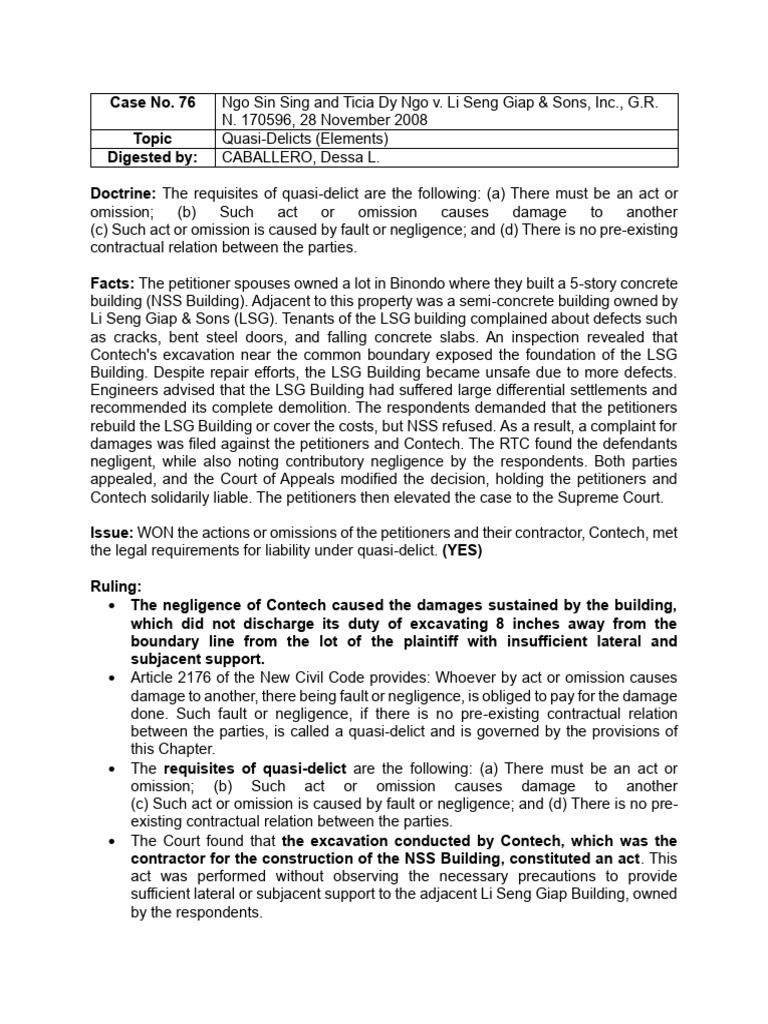 76 - Ngo Sin Sing and Ticia Dy Ngo v. Li Seng Giap & Sons, Inc. | PDF