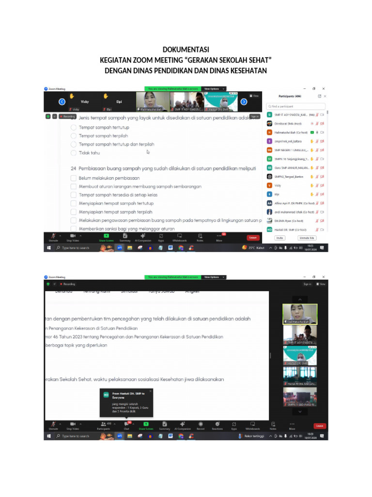 Dokumentasi GSS - SMP It Asy-Syadzili | PDF