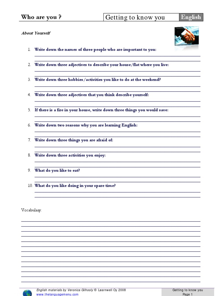 Who Are You? | PDF