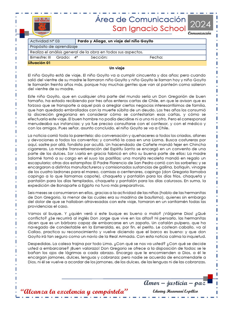 4° SEC-COMU-SEMANA03- VUNIDAD | PDF