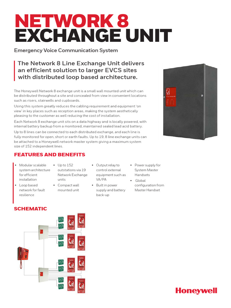 Hba Fire HON EVCS Network8 Exchange Units 2020v2 | PDF
