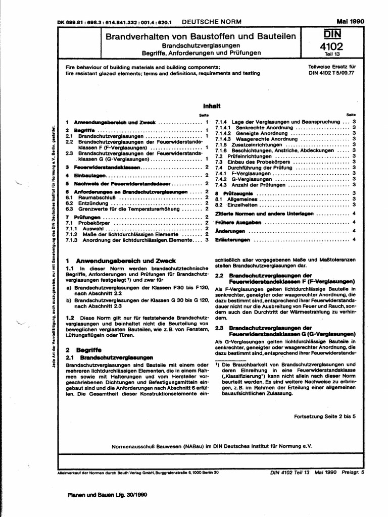 DIN 4102-13 | PDF