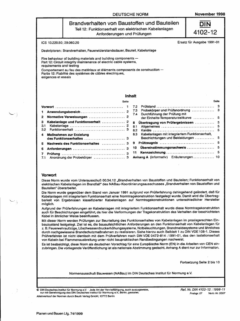 Din 4102-12 | PDF