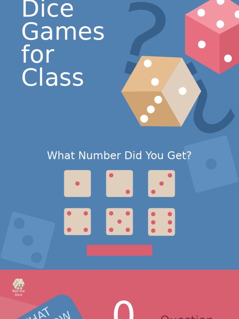 Dice Games For Class by Slidesgo | PDF