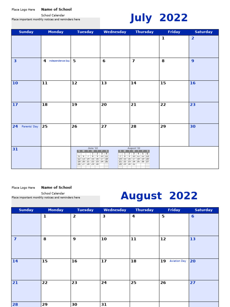 2022 2023 School Calendar | PDF