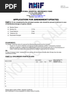 Nhif Form (2) - 1 | PDF