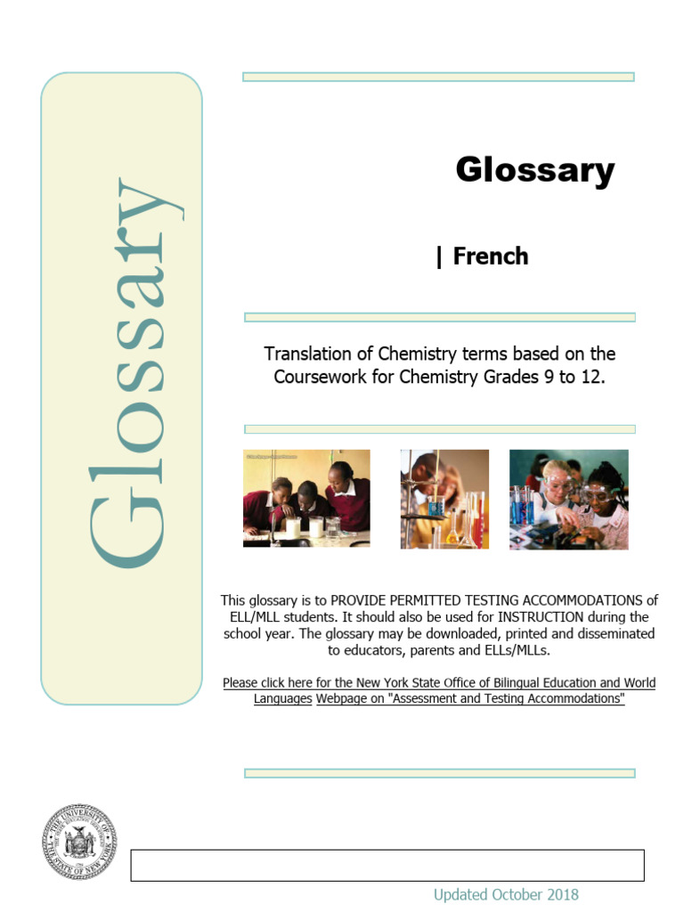 Hs Chemistry French | PDF