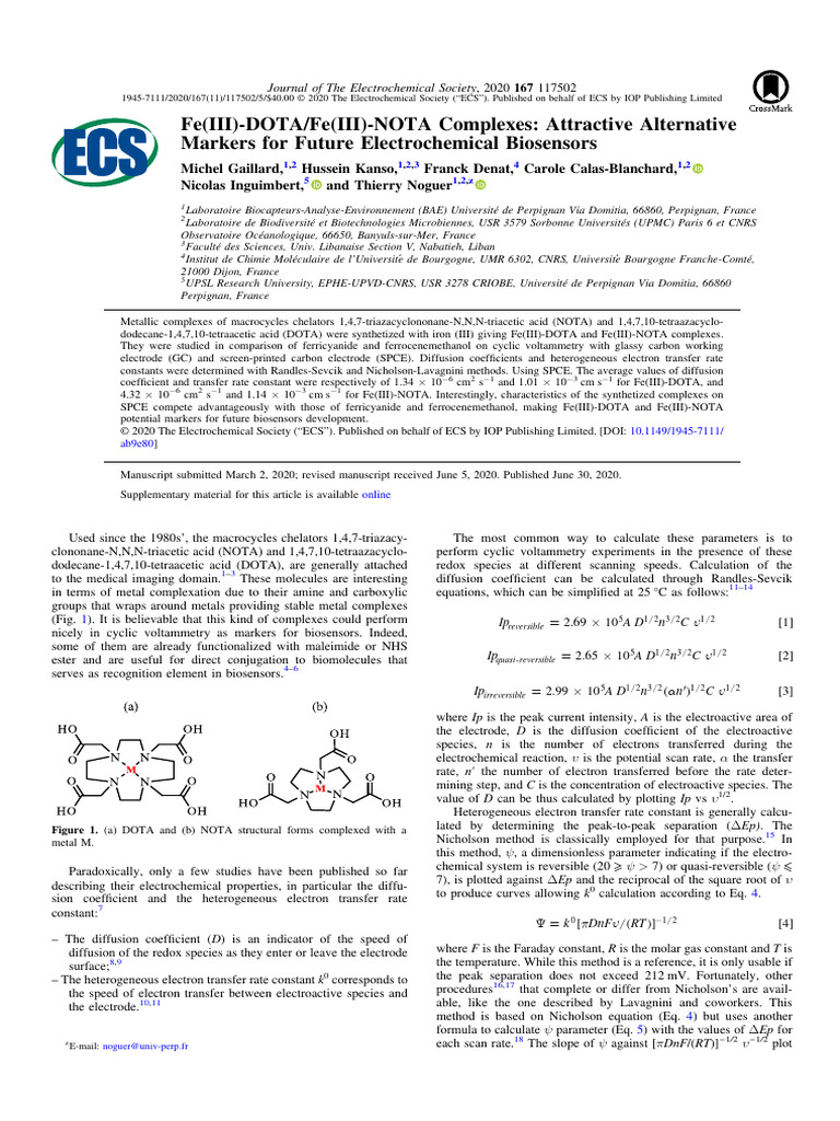 GAILLARD and Hussein KANSO 2020 - J. - Electrochem. - Soc. | PDF ...