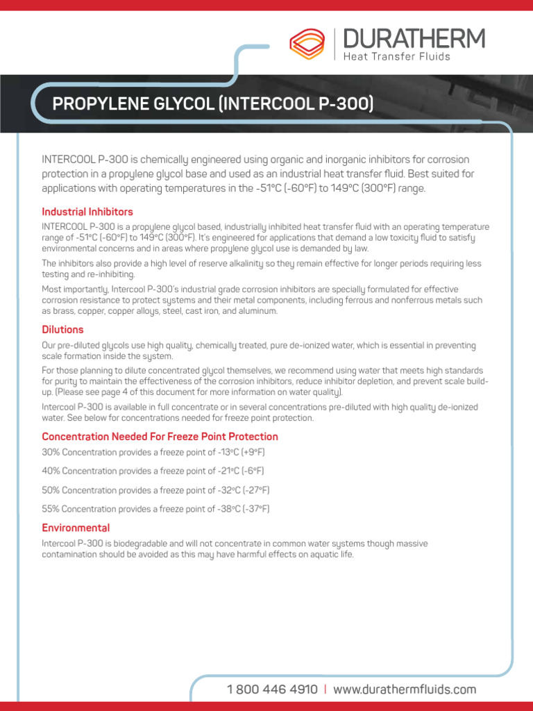 Intercool p300 Info PKG | PDF