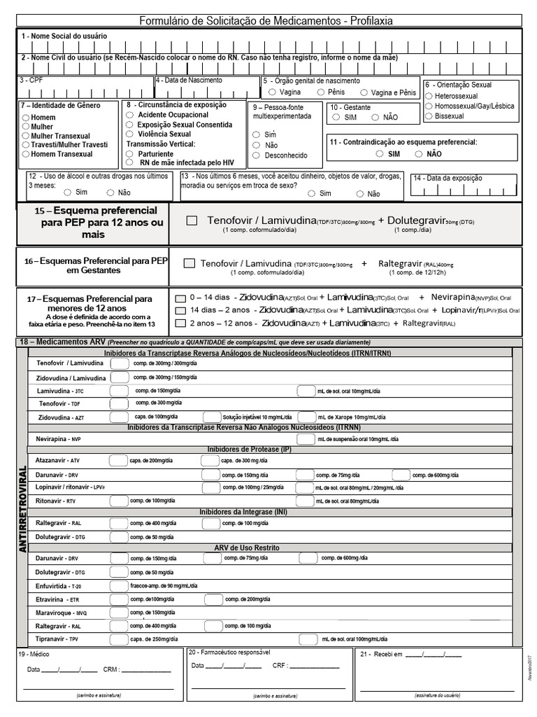 Formulário de Medicamentos - Pep | PDF