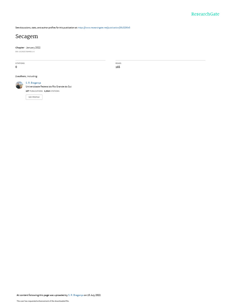 capitulo-5-secagem | PDF