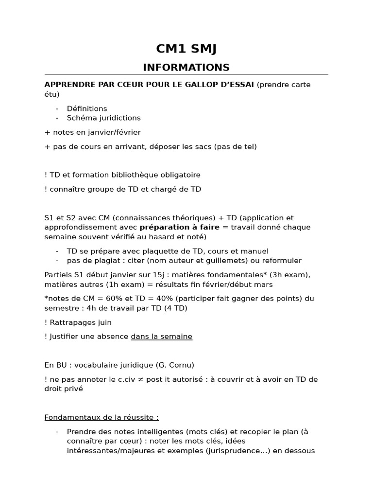 CM1 SMJ | PDF