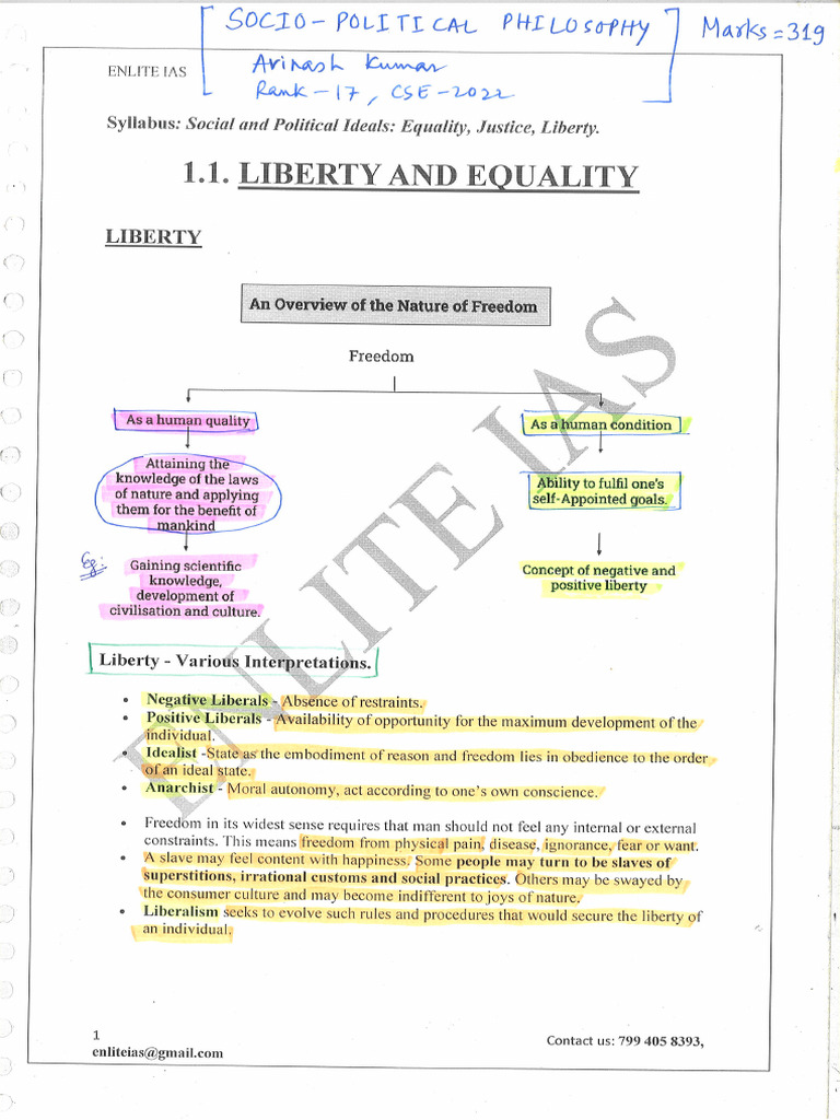 Socio Political Philosophy | PDF