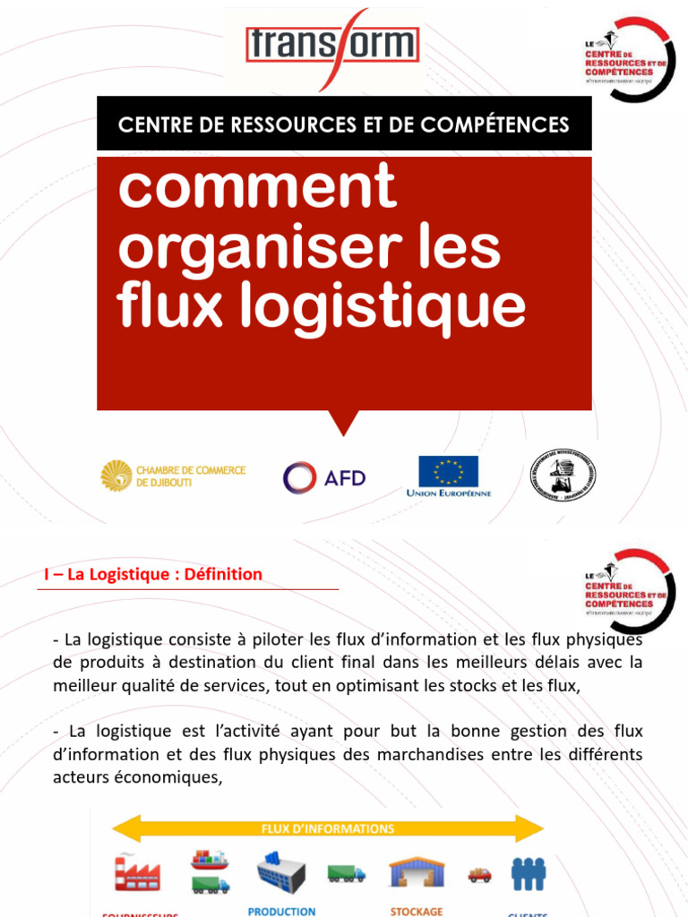 Comment Organiser Les Flux Logistique | PDF