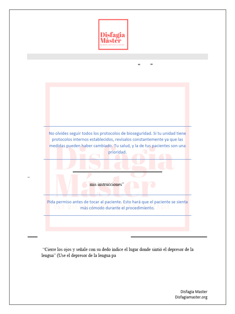 Oral Motor Examination (OME) | PDF