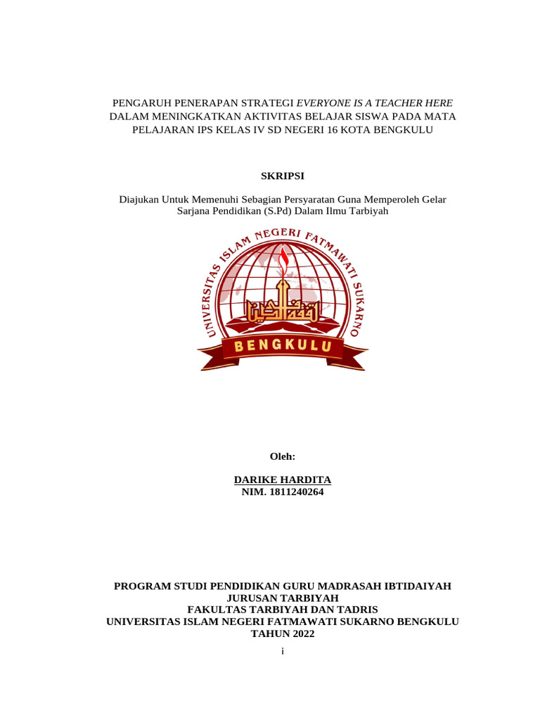 SKRIPSI | PDF | Karier & Perkembangan