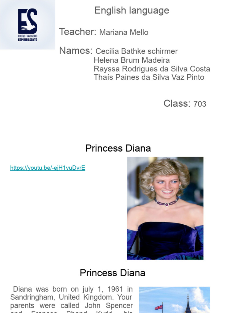 Mulheres Incríveis - Princess Diana | PDF