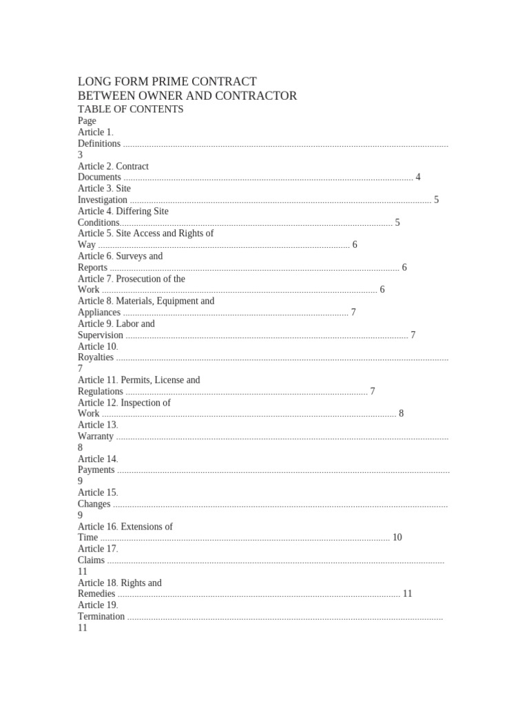 Contract Agreement Sample 2 | PDF