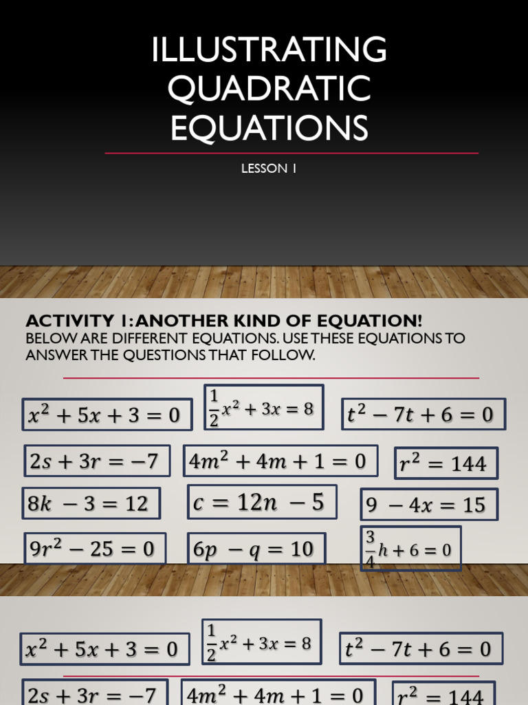 Q1WK1-illustrating-quadratic-equation | PDF