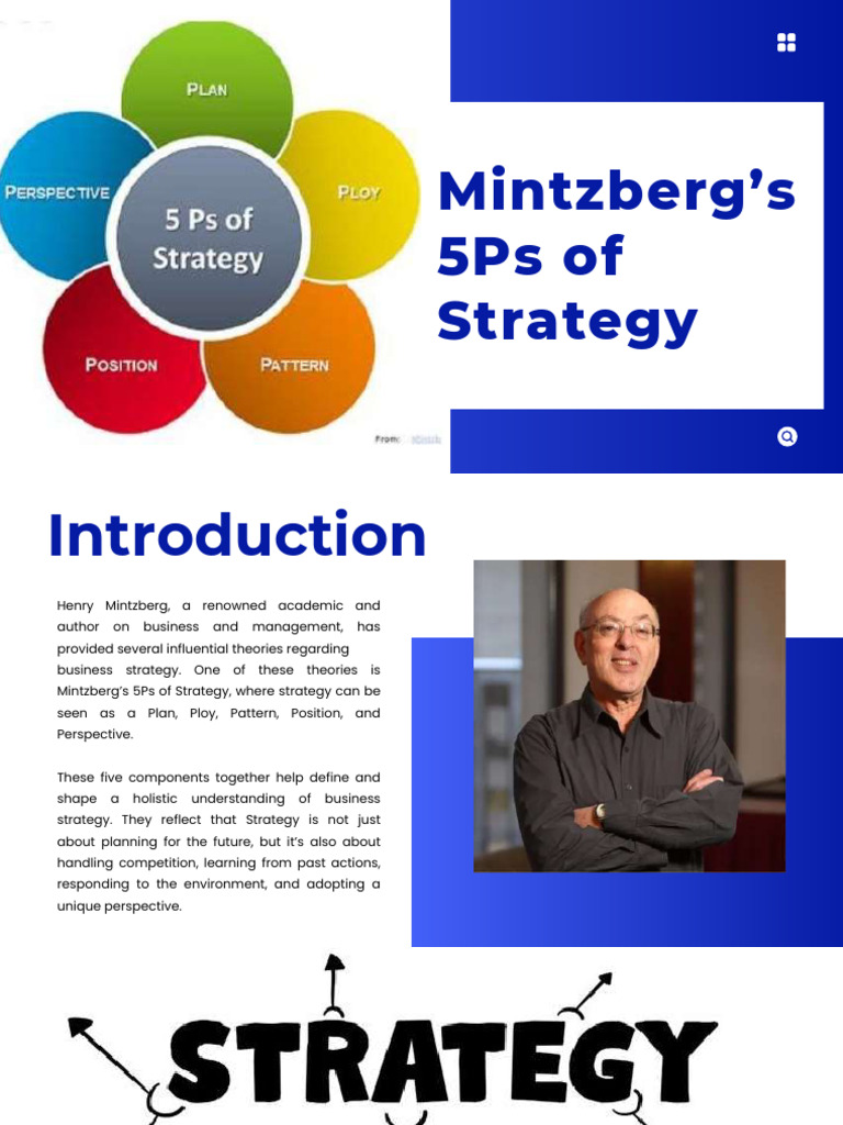Mintzberg's 5Ps of Strategy - Compressed - 240822 - 080342 | PDF