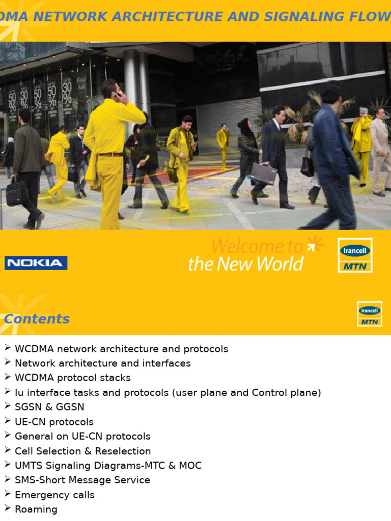 WCDMA Network Architecture and Call Signaling Flow | PDF | Computer Network | High Speed Packet ...