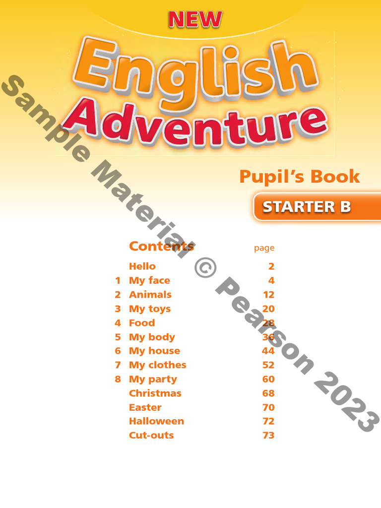New English Adventure SB U2 - Student's Book and Contents | PDF