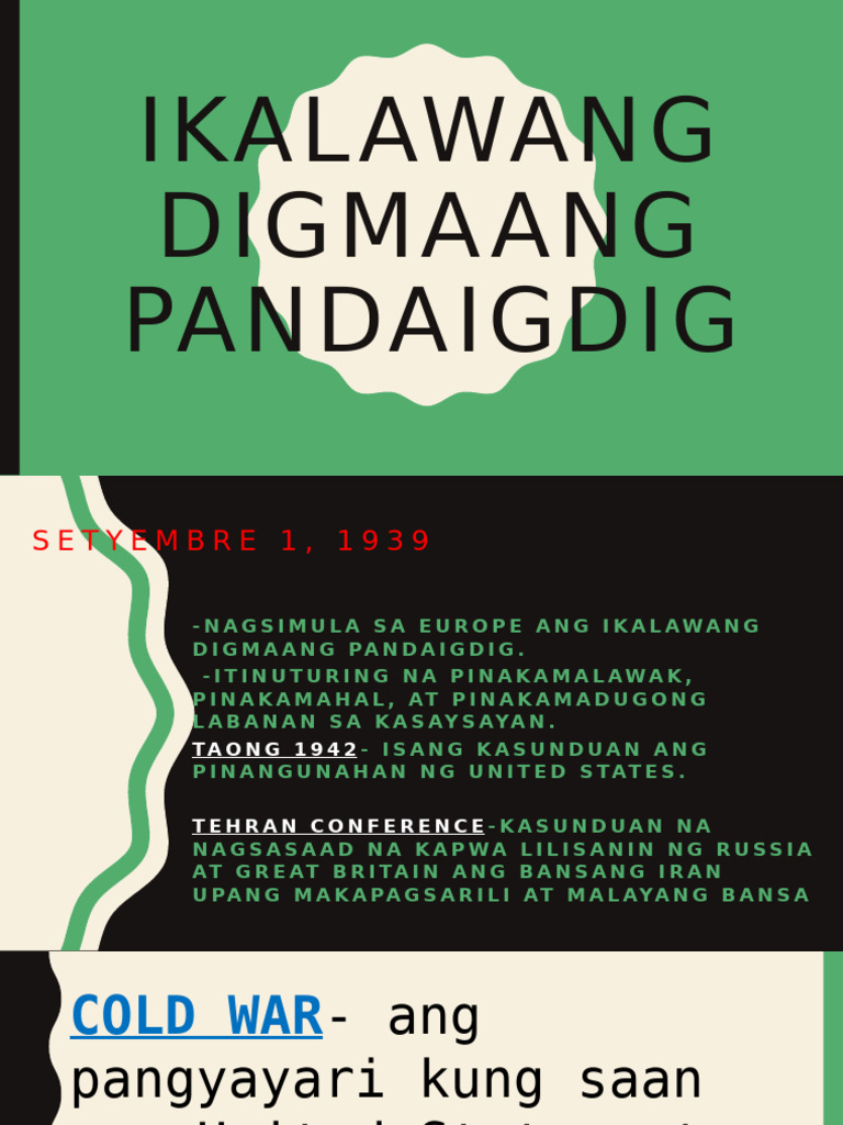 Ikalawang Digmaang Pandaigdig | PDF